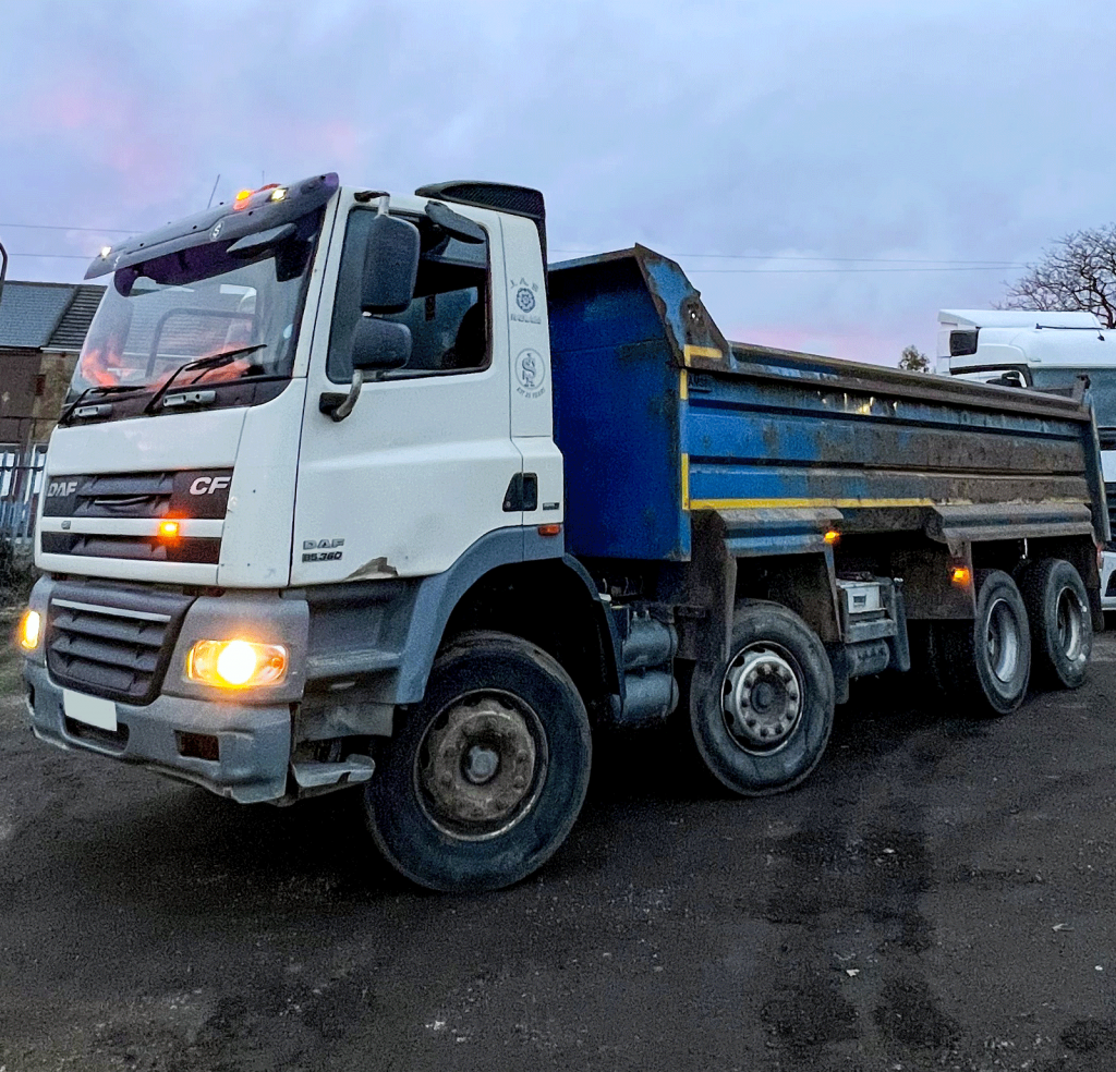 DAF Tipper Truck England for Export | GERICIA COMMERCIALS UK